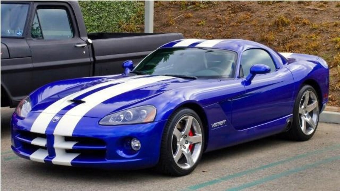 8" Vinyl Rally Stripes Racing Stripe Kit for Use on Dodge Viper ...