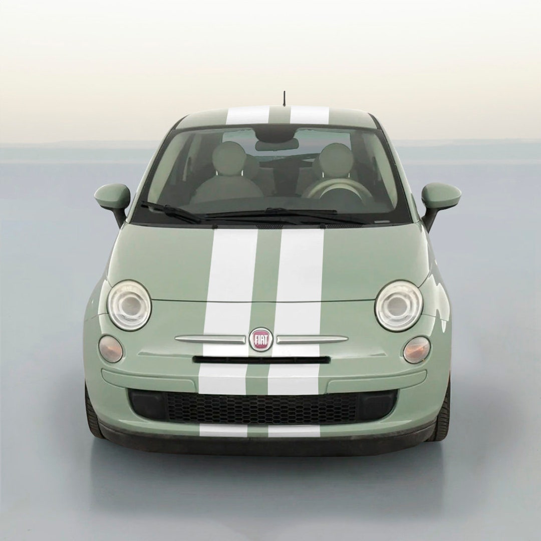 6" Vinyl Rally Stripes Racing Stripe Kit for Fiat 500 - Etsy