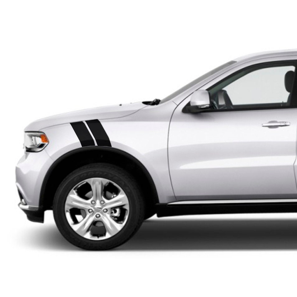 4 Dual Fender Stripe Hash Mark Stripe Decal Graphic Kit - Etsy