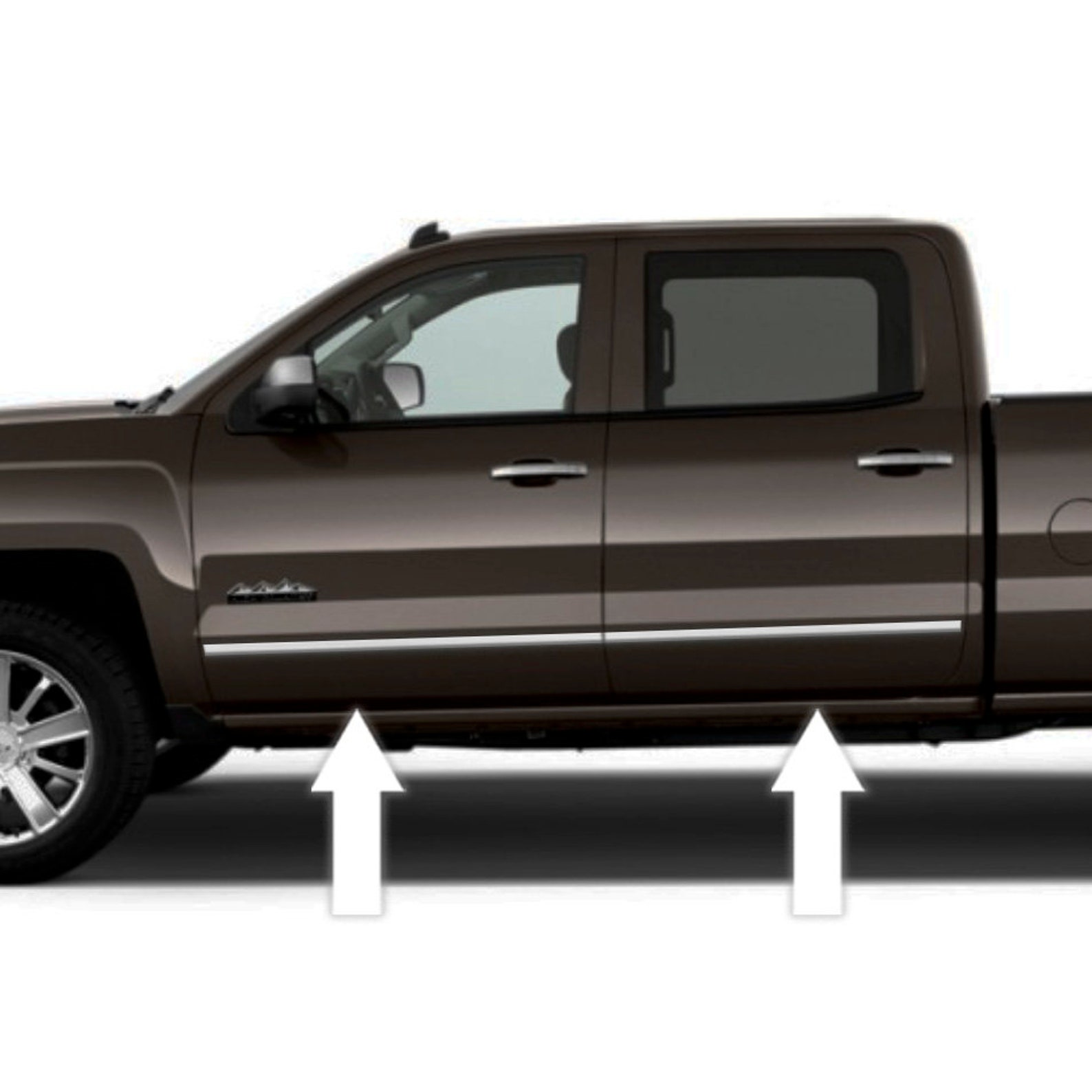 Chrome Side Door Trim Rocker Panel Molding Kit for 14-19 CHEVY | Etsy