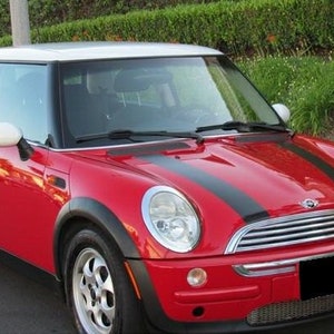 Mini Cooper 4" Vinyl Rally Stripes Racing Stripe Kit - Multiple Colors ...
