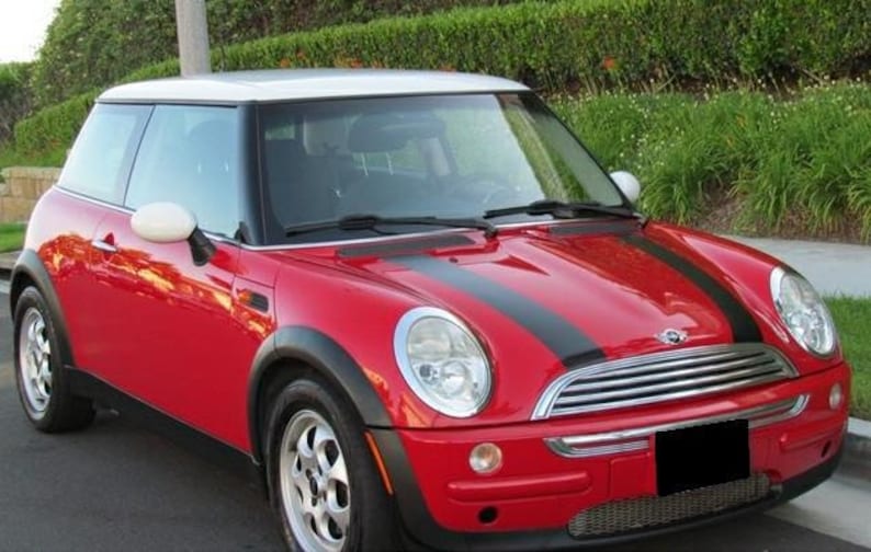Mini Cooper 4" Vinyl Rally Stripes Racing Stripe Kit - Multiple Colors ...