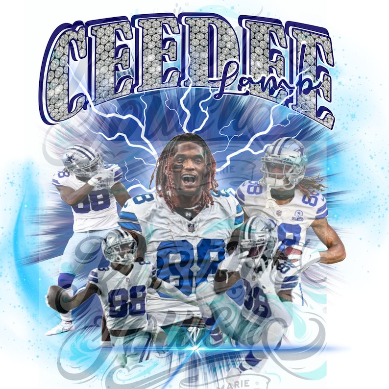 PNG FILE ONLY Ceedee Lamb Digital Png Svg, Cowboys, Dallas, Png Digital ...