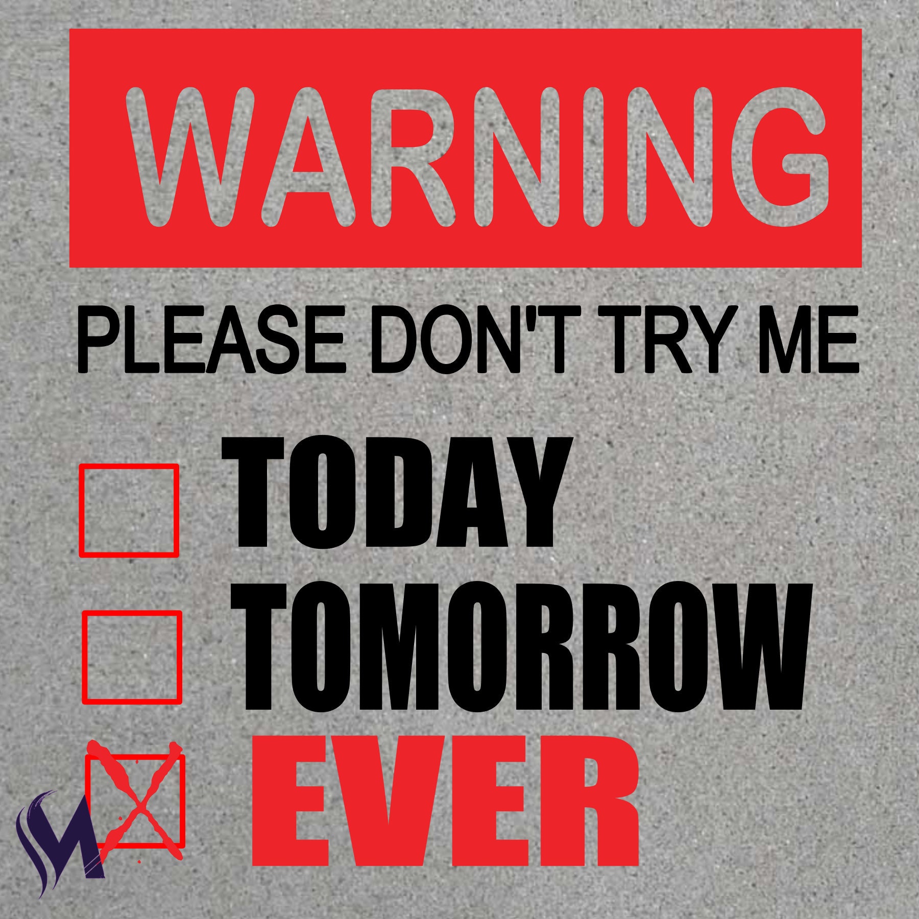 WARNING Don't Try Me SVG PNG File Warning Svg, Funny Svg, Sarcastic Svg ...