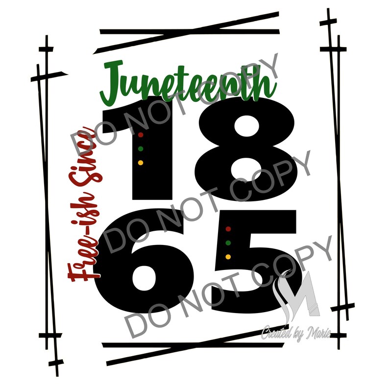 Juneteenth 1865 Freeshish Svg Png June 19 Cutting File - Etsy