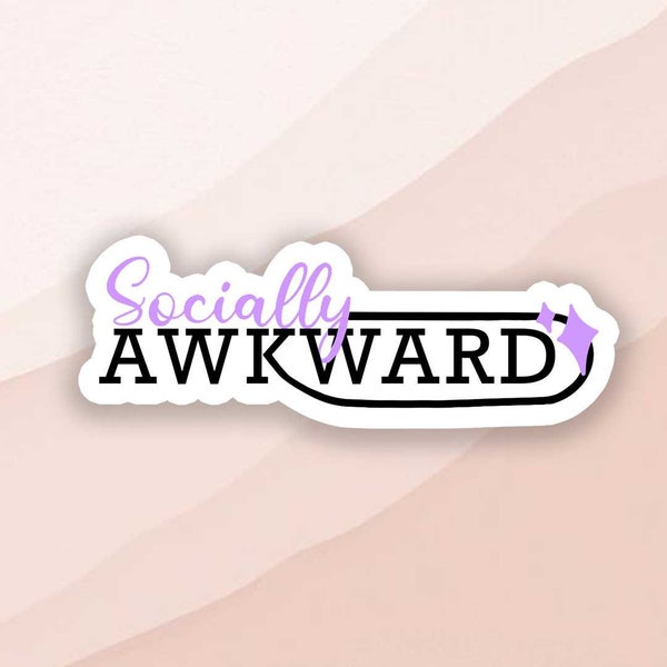 Awkward Sticker - Etsy