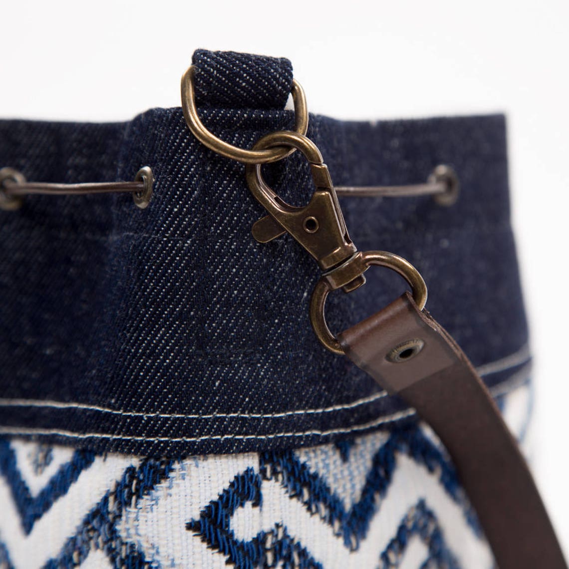 Small Fabric Bucket Bag Women's Crossbody Bag Handmade - Etsy