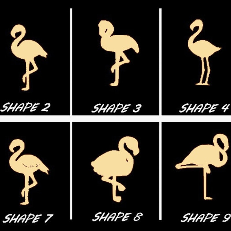 Flamingo Cutout - Etsy