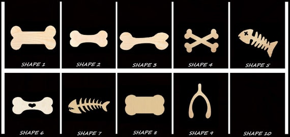 Smooth Laser Cut Bone Shape Unfinished Cutout Multiple - Etsy