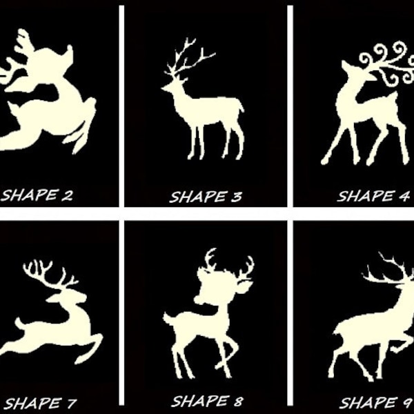 Reindeer Cut Outs - Etsy