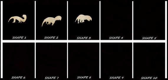 Smooth Laser Cut Anteater Shape Unfinished Cutout Multiple - Etsy