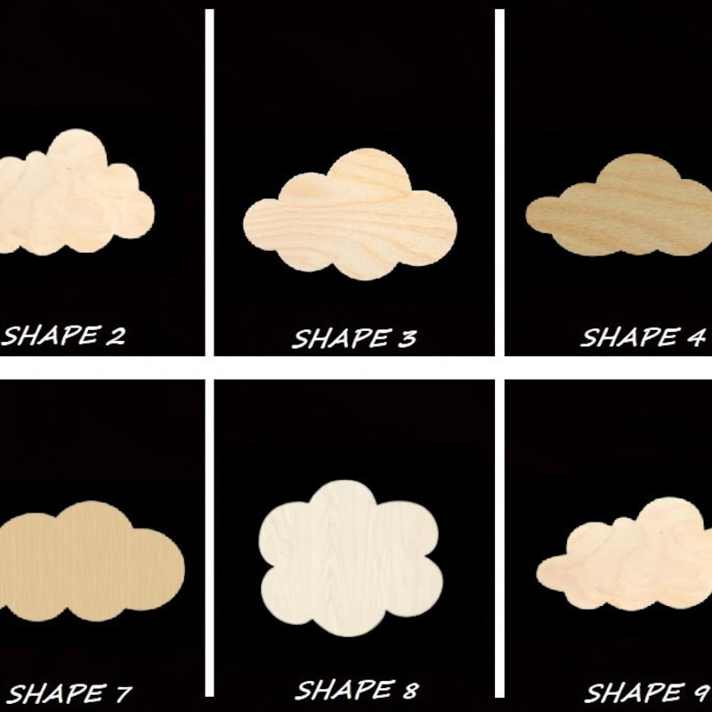Cloud Cutouts - Etsy