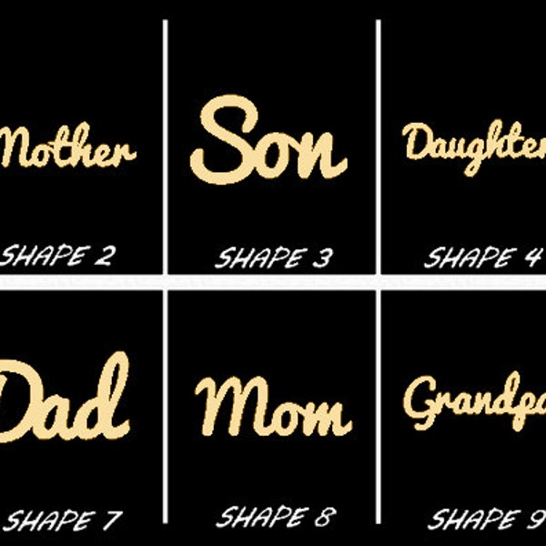 Wood Family Cutout - Etsy