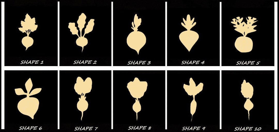 Smooth Laser Cut Beet Shape Set 1 - Unfinished Cutout - Many Sizes ...