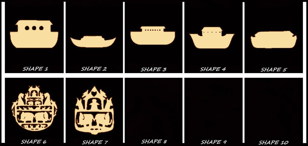 Smooth Laser Cut Noah's Ark Shape Unfinished Cutout - Etsy