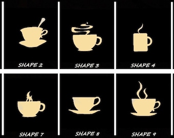 Coffee Cup Laser Cut Out Unfinished Wood Shape Craft Supply - Etsy