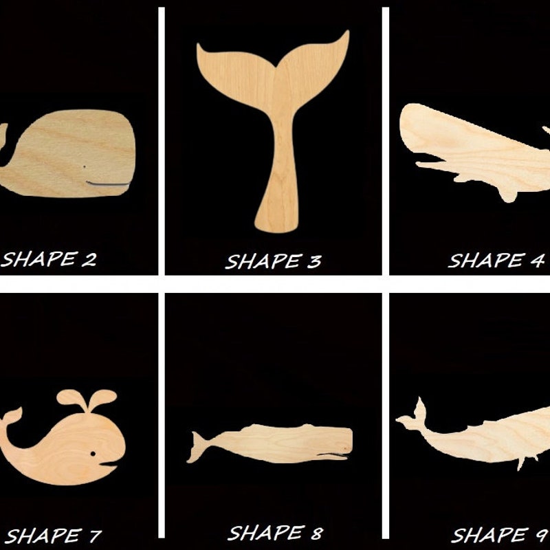 Whale Cut Out - Etsy