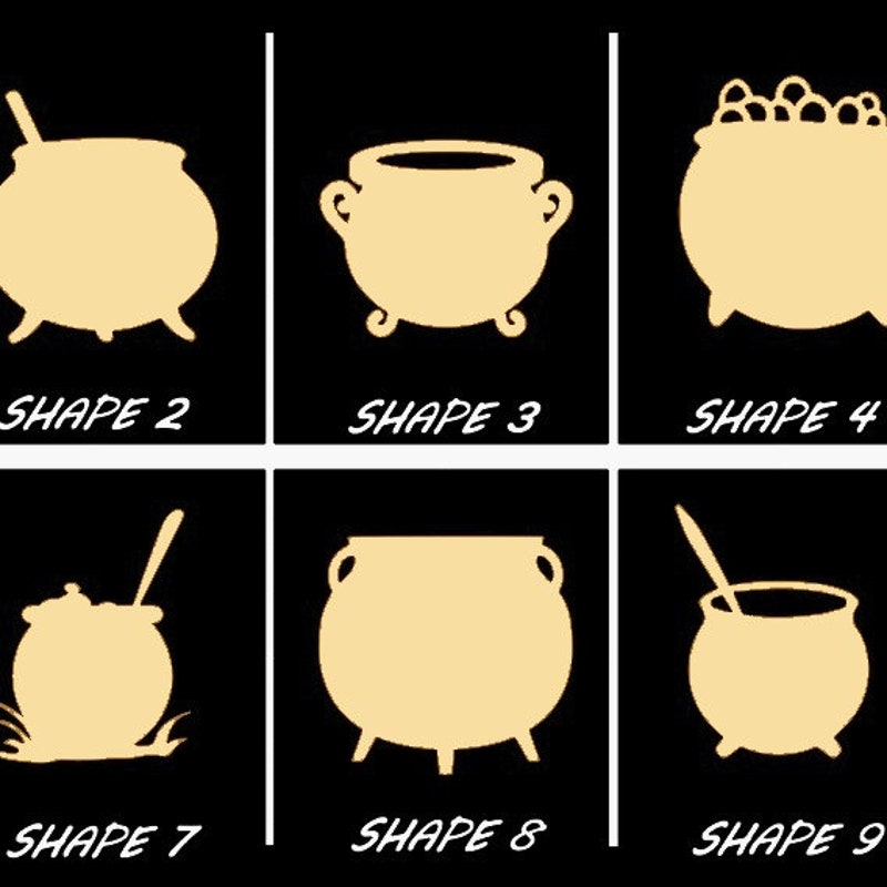 Cauldron Cut Outs - Etsy