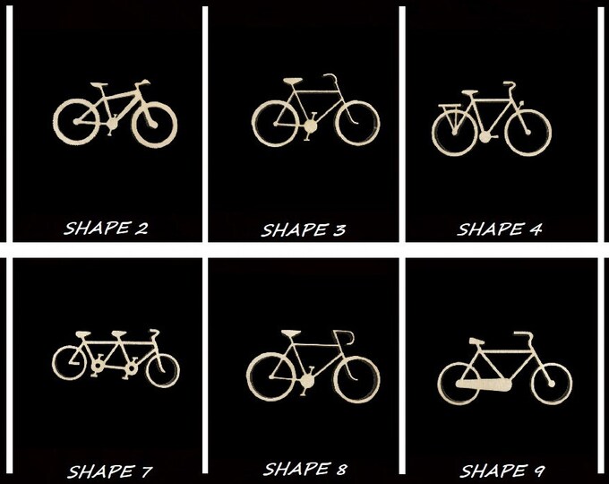 Bicycle Laser Cut Out Unfinished Wood Shape Craft Supply BIK9 - Etsy
