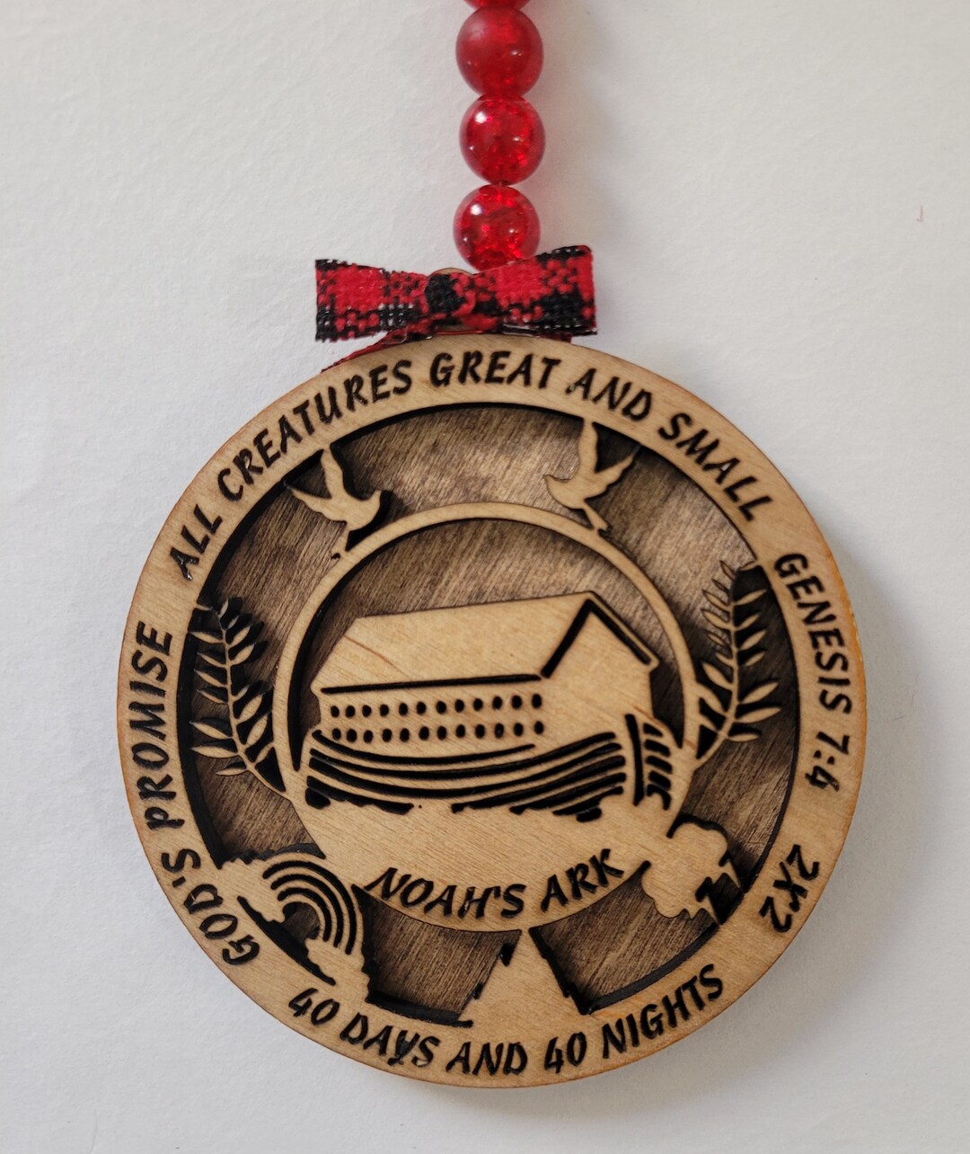 Noah's Ark Ornament Design Svg Dxf Png Download Cricut Laser Plasma ...