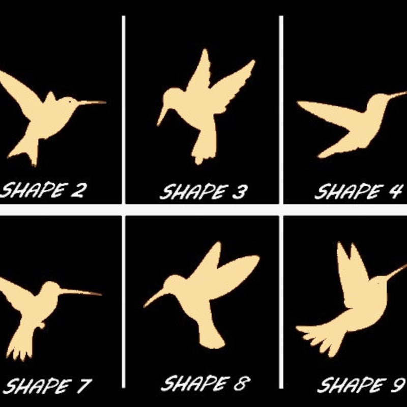 Hummingbird Applique - Etsy