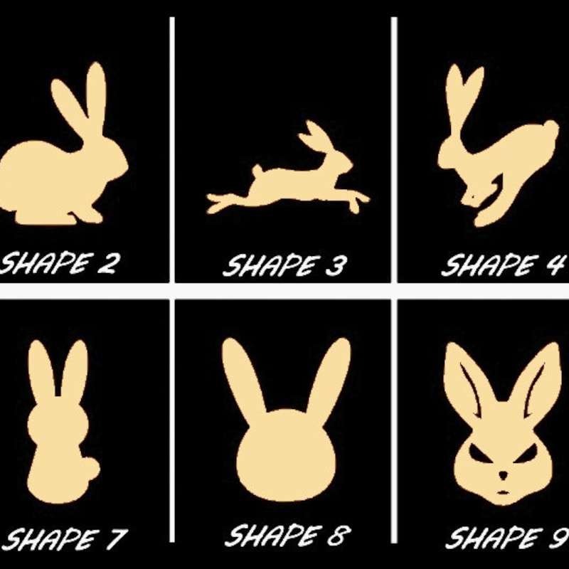 Laser Cut Rabbit - Etsy
