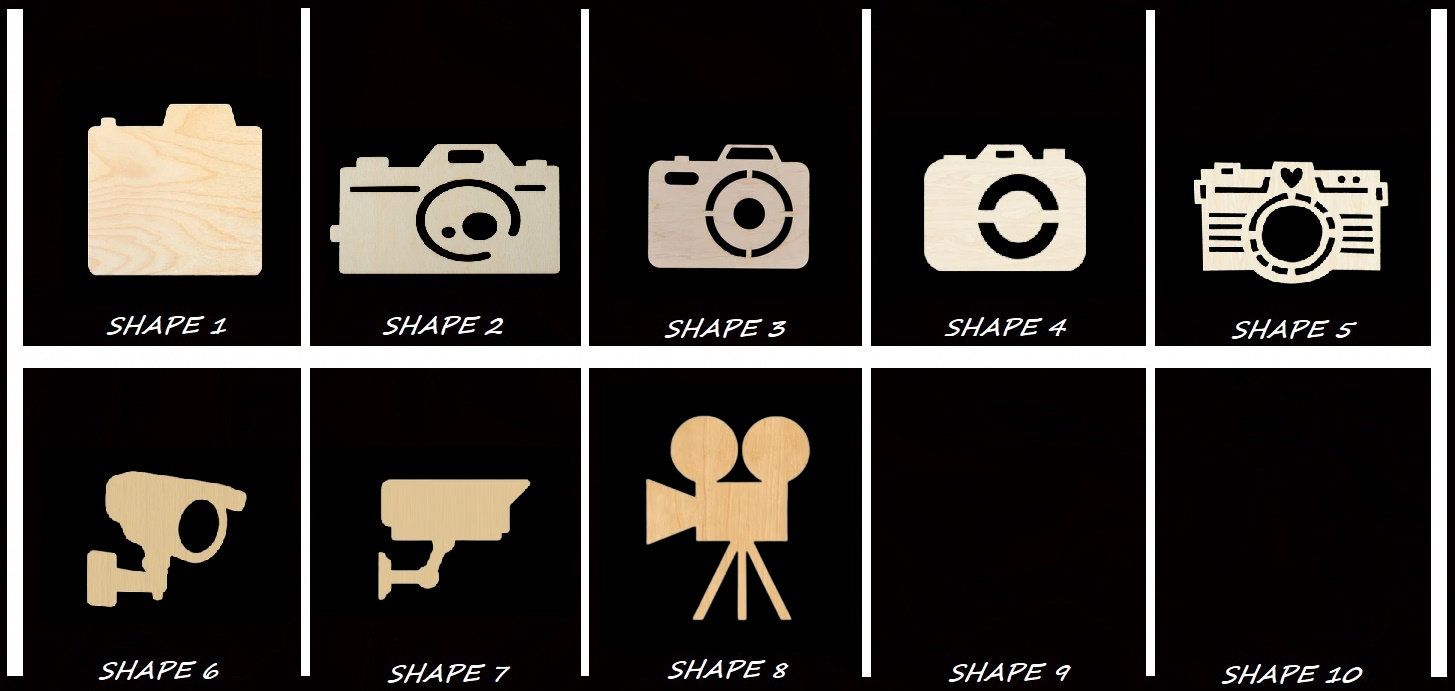 Camera Shapes For Photoshop