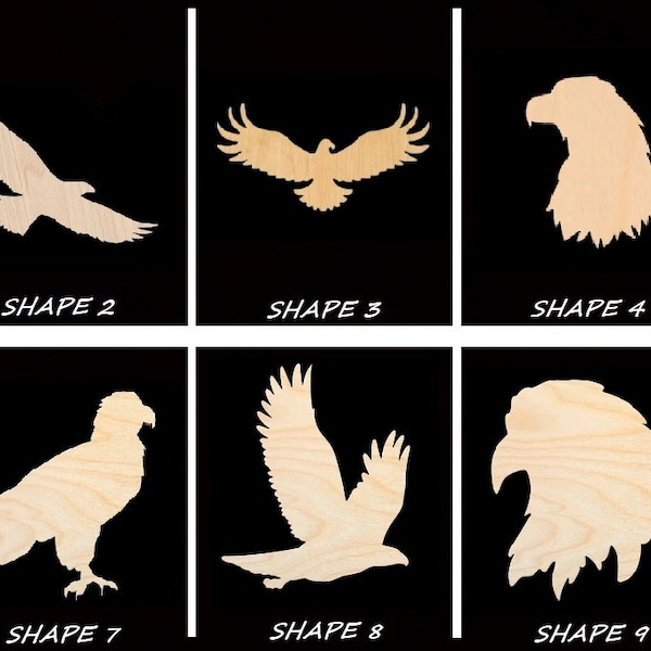 Unfinished Wood Eagle - Etsy