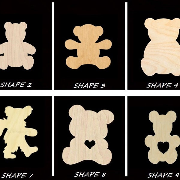 Bear Cutout - Etsy