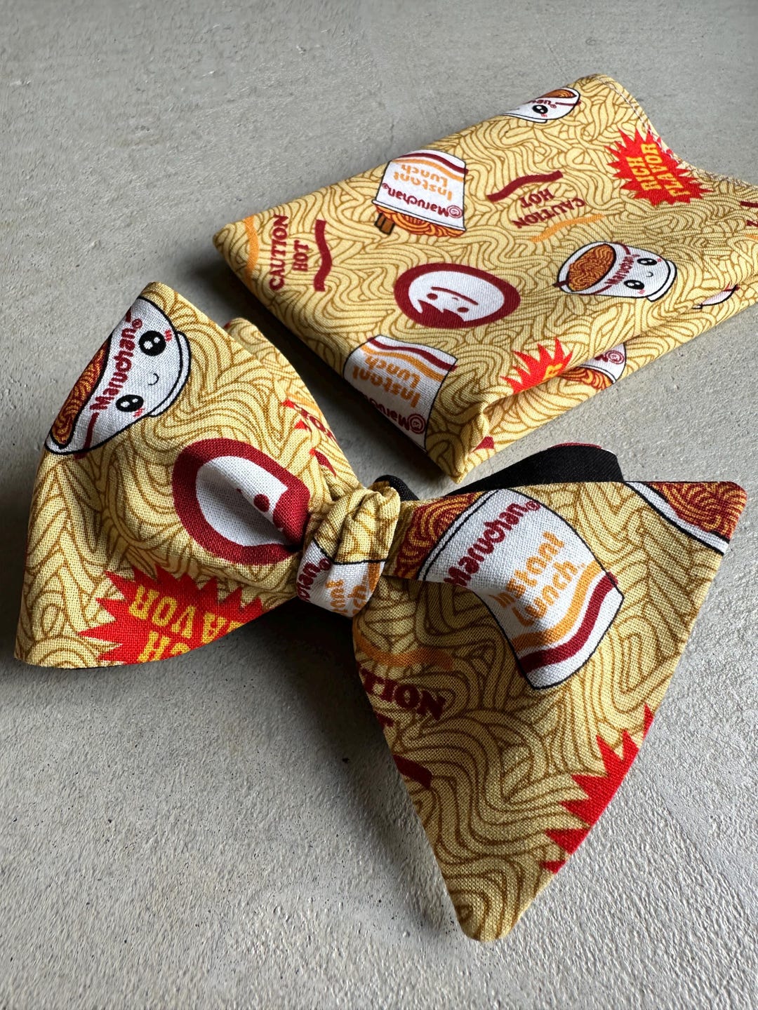 Cup of Noodles Pocket Square – Maruchan Instant Noodles Tie, Fun Foodie ...