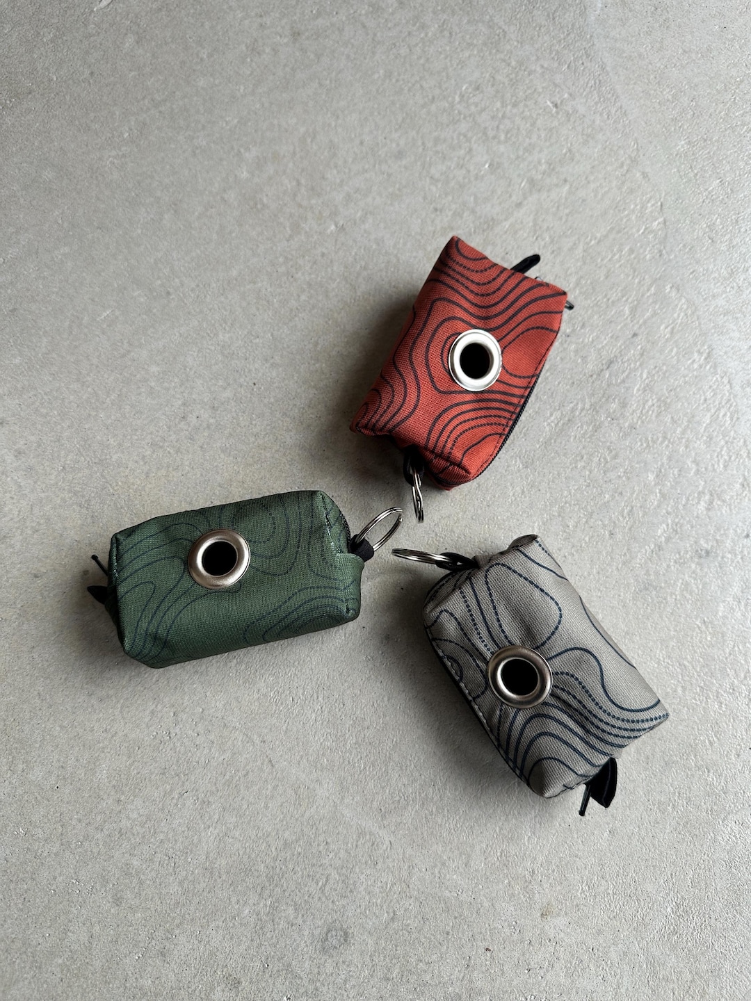 Handmade Topo Design Dog Poop Bag Dispenser: Stylish Waste Bag Holder ...