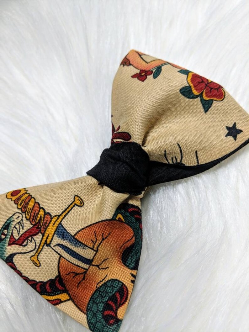 Sailor Jerry Bow Tie Retro Tattoo Art Rockabilly Diamond | Etsy