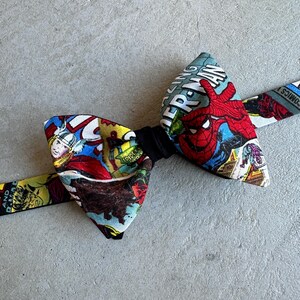 Marvel's Iron Man and Hulk Bow Tie - Heroes United Reversible Solid ...