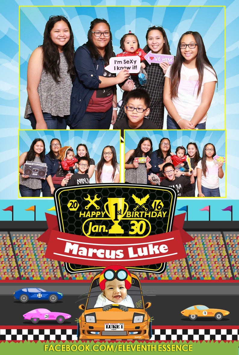 Racing Photo Booth Layout Design Theme - Etsy Hong Kong