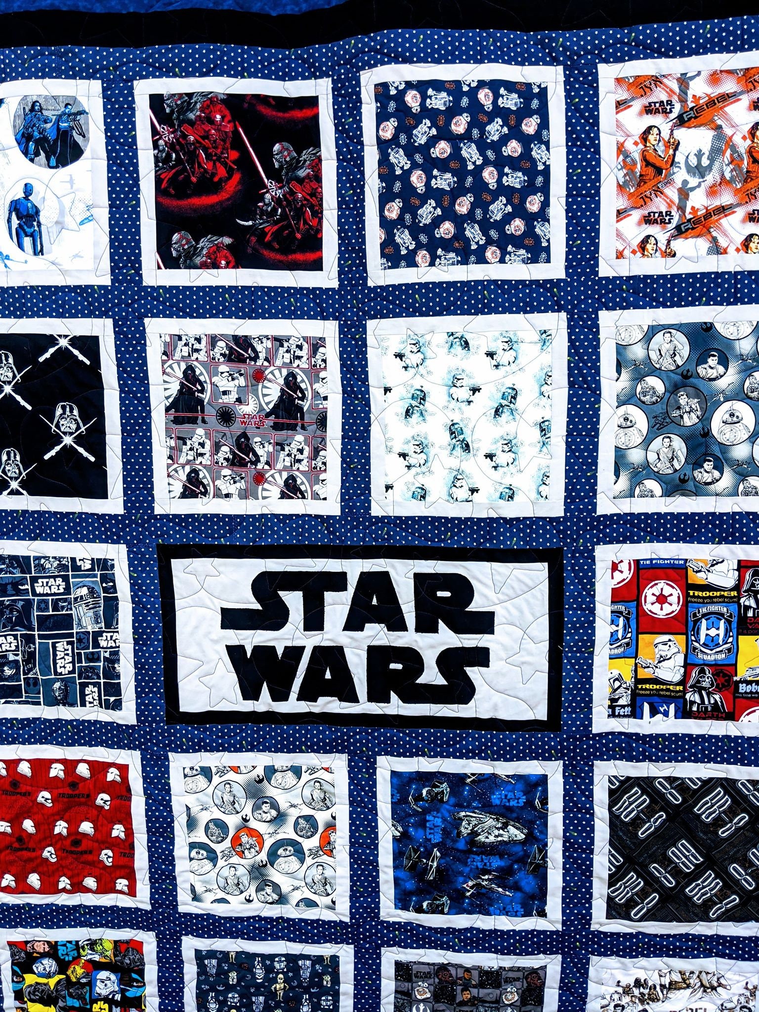 Star Wars Quilt | Star Wars Themed Quilt--Juni 2024 RESERVE GEBÜHR