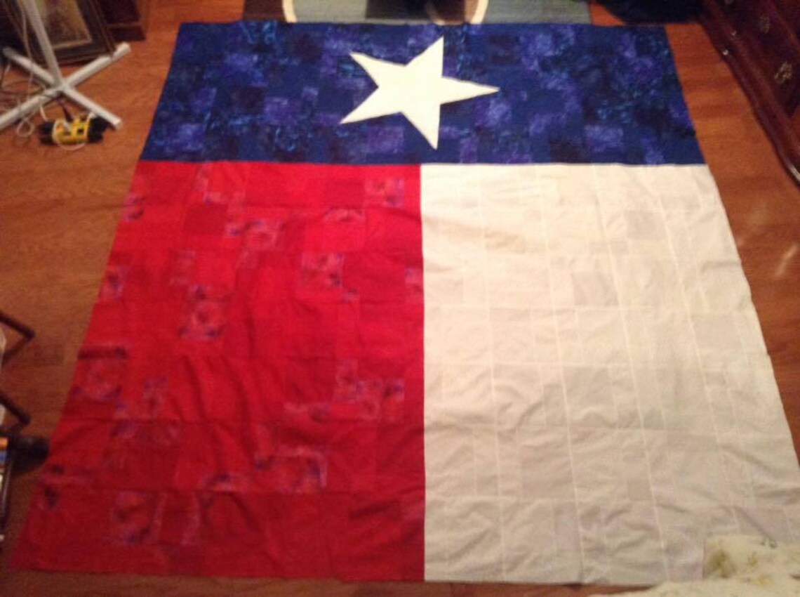 Texas Flag Quilt/ State Flag Quilt--february 2026 RESERVE FEE ONLY - Etsy