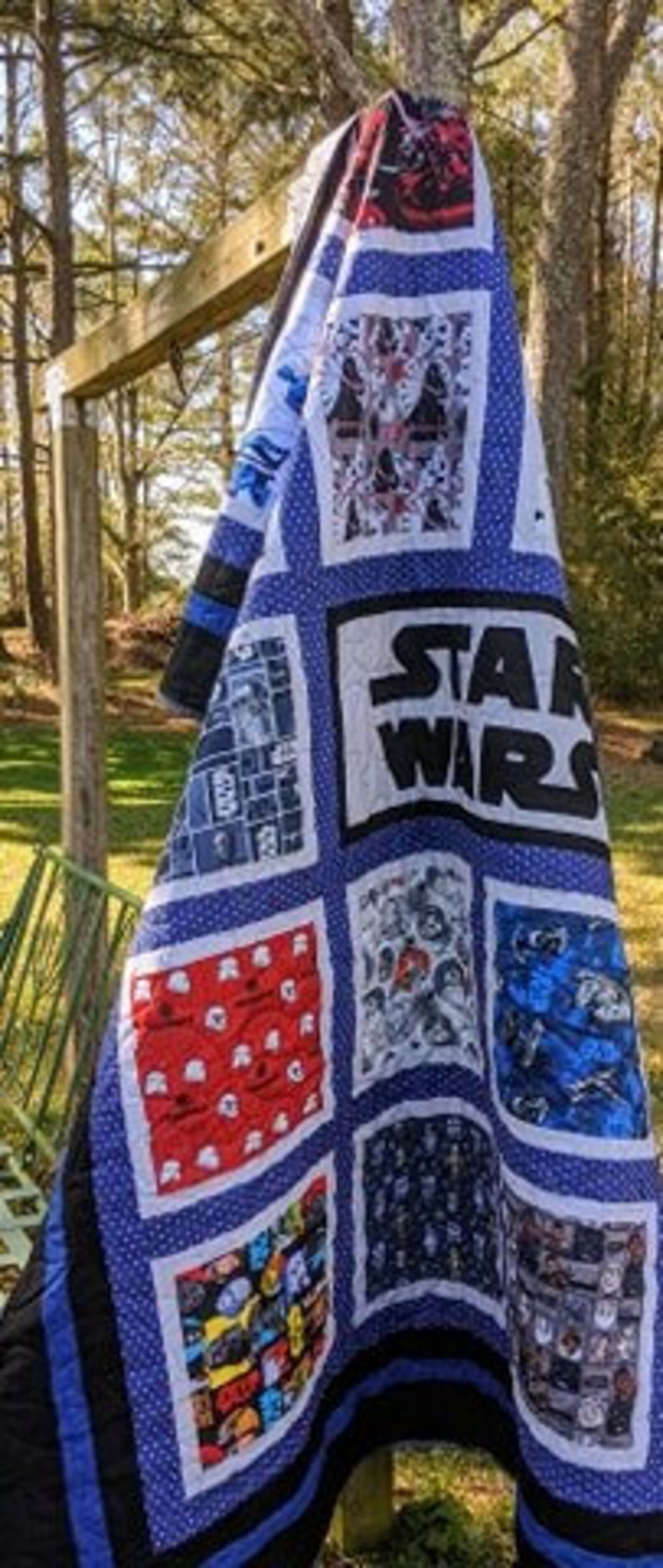 Star Wars Quilt Star Wars Themed Quiltjune 2024 RESERVE FEE ONLY - Etsy