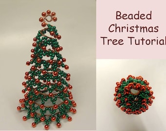 Chritmas Tree Beading Pattern Christmas Tree Tutorial Beading Tutorial ...