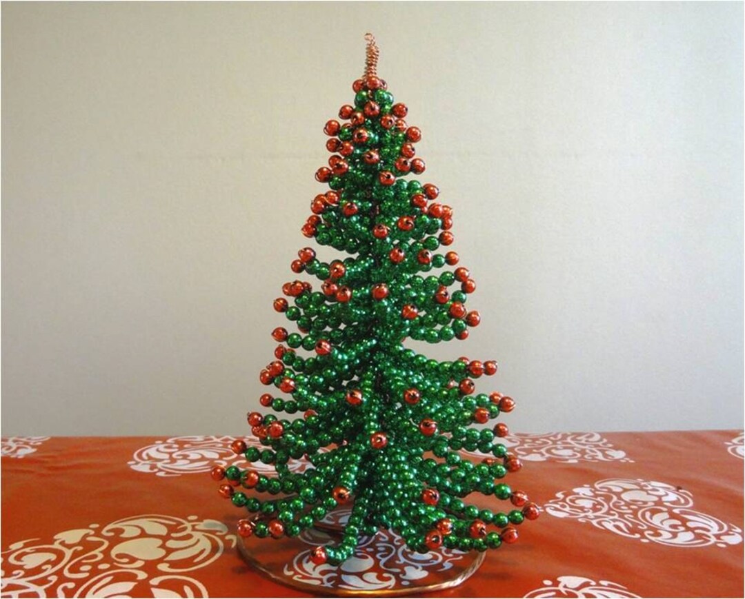 Sparkling Christmas Tree Tutorial, Beading Pattern, Christmas Decor ...