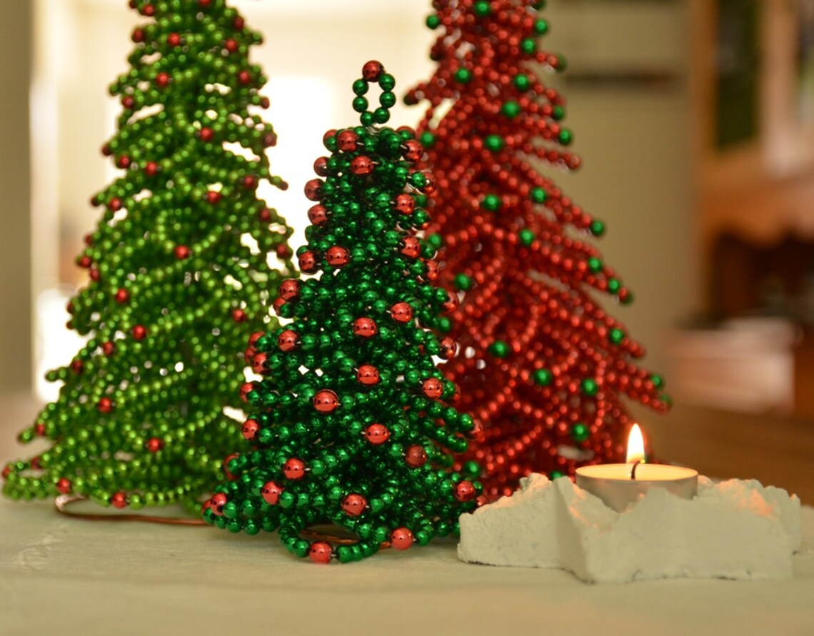 Chritmas Tree Beading Pattern | Christmas Tree Tutorial | Beading ...