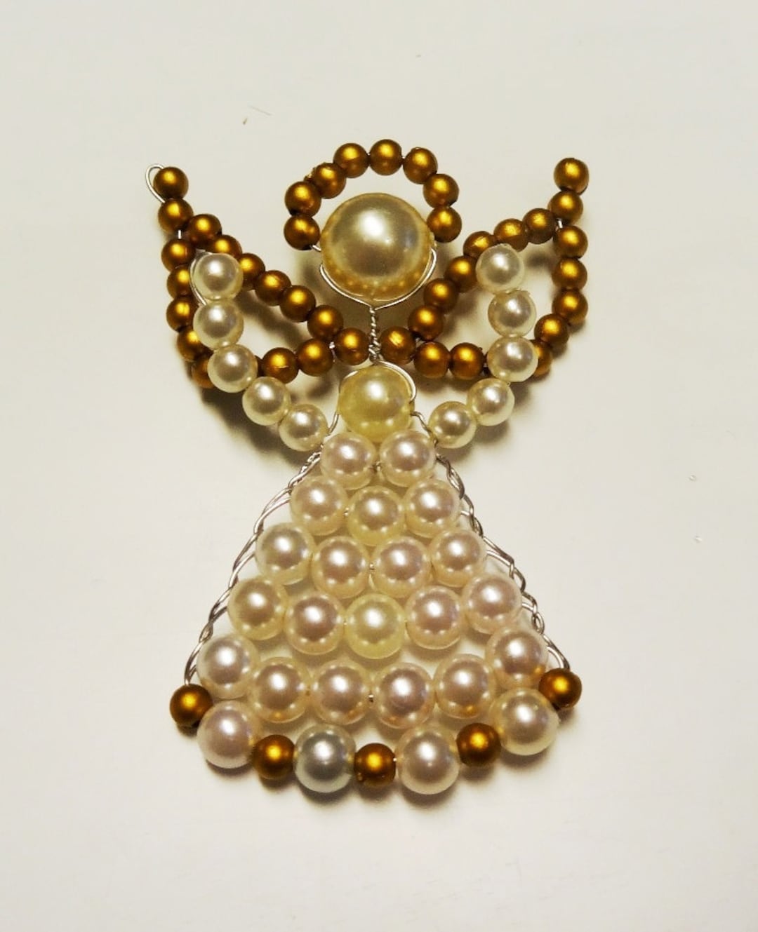 Christmas Angel Beading Pattern Christmas Ornament Beaded Angel ...