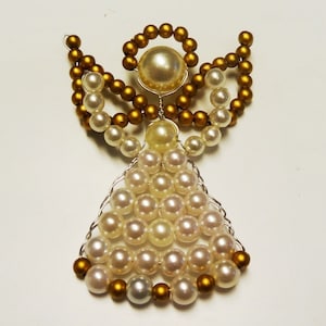 Christmas Angel Beading Pattern Christmas Ornament Beaded Angel ...