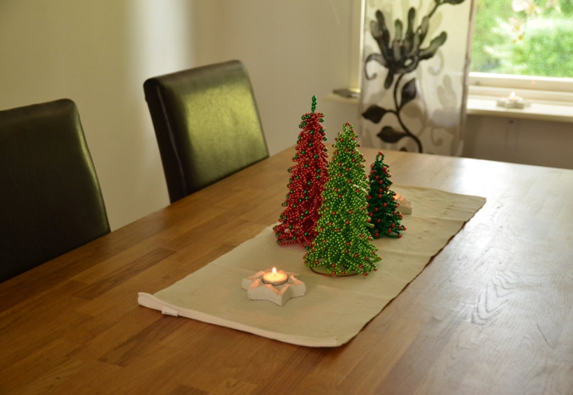 Chritmas Tree Beading Pattern | Christmas Tree Tutorial | Beading Tutorial | Christmas Decor ...