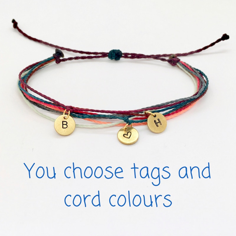 Initial Bracelet - Etsy