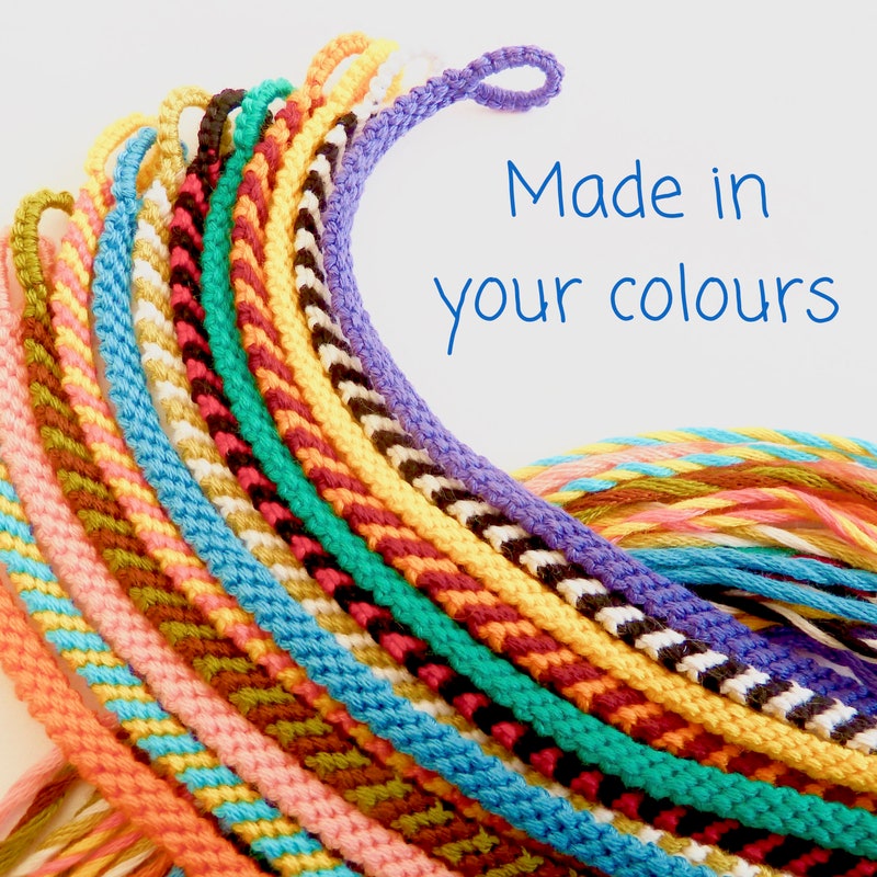 Knit Cotton Bracelet - Etsy