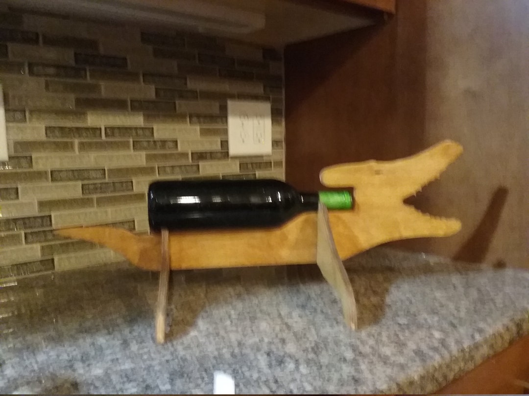 Alligator / Crocodile Wine Bottle Holder - Etsy