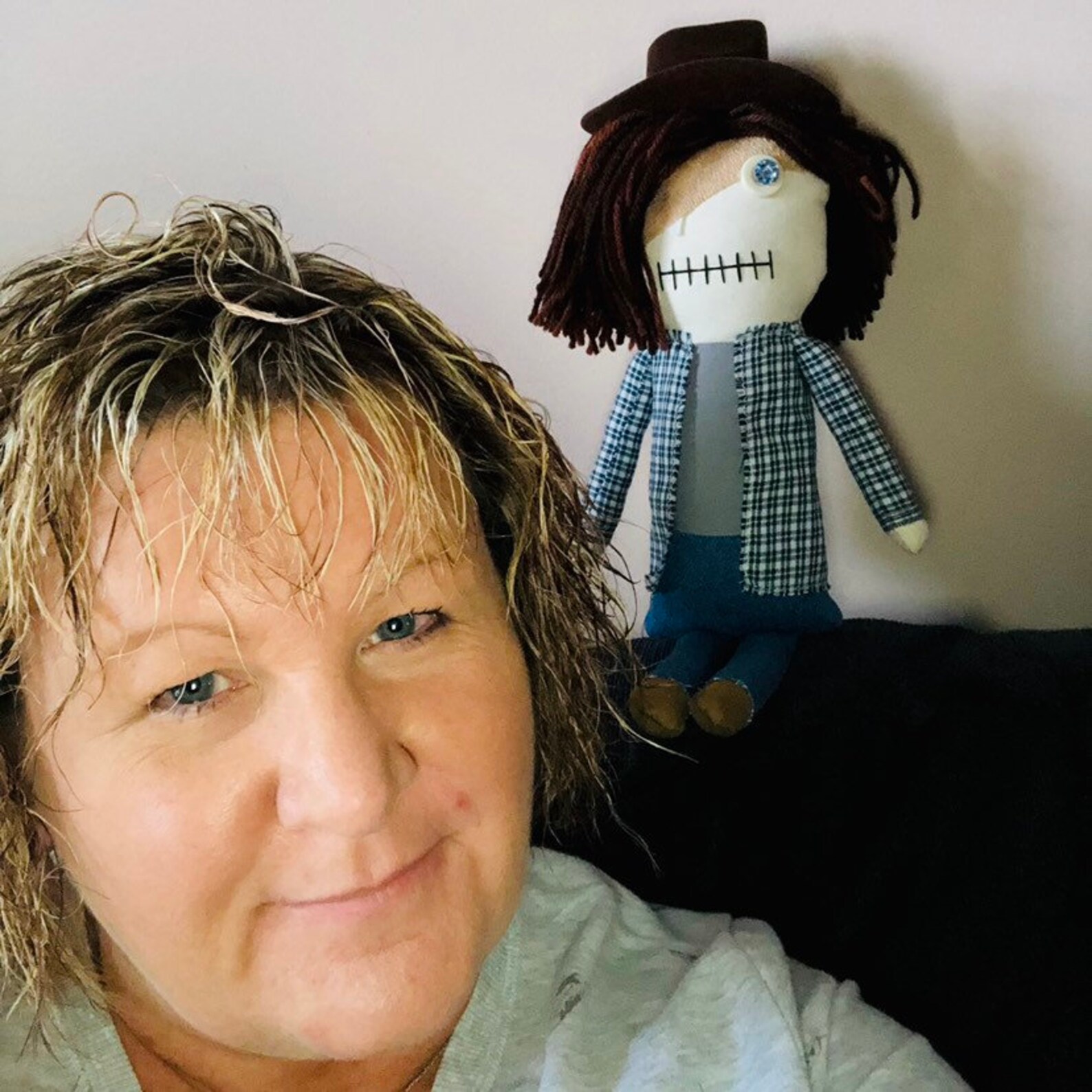 Eye Patch/bitten/plaid Carl Grimes Inspired by TWD Creepy - Etsy