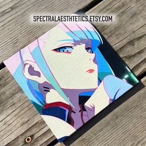 6x6” Hand Painted Anime Portrait | Custom Painting | Canvas Board ...