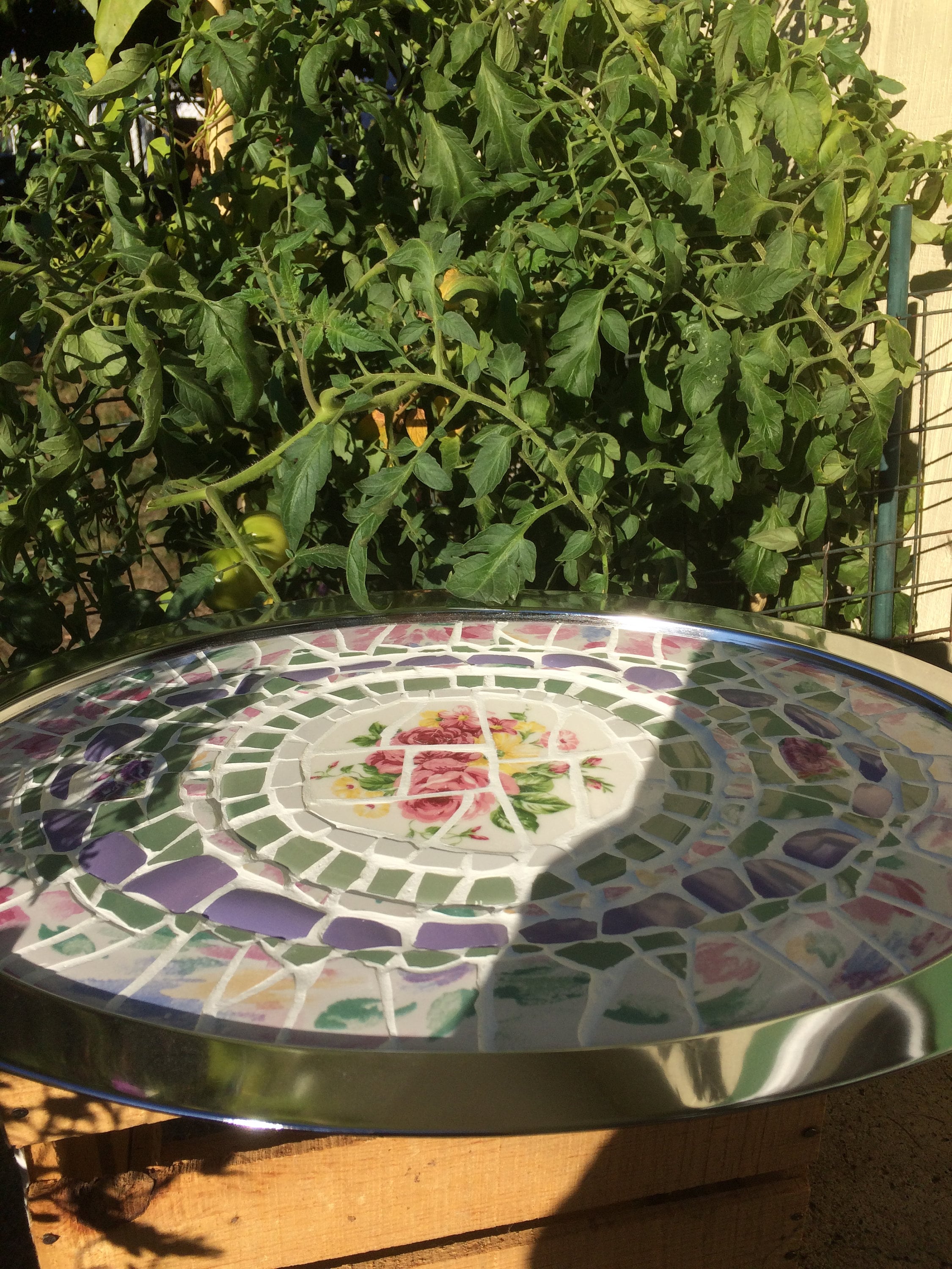 Rose Floral Oval Metal Tray - Etsy