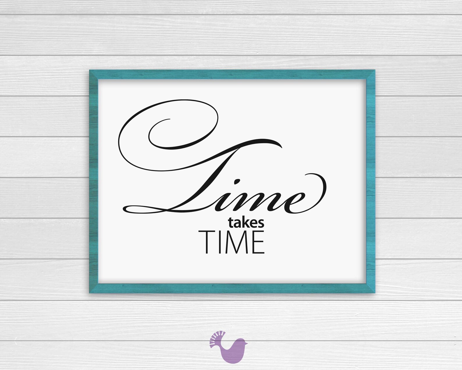 Recovery Art Print Time Takes Time Giclée Encouragement - Etsy